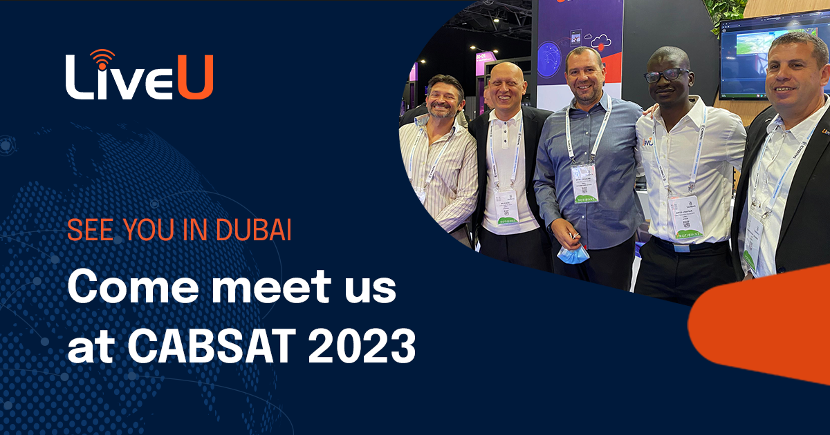 Meet us at CABSAT 2023